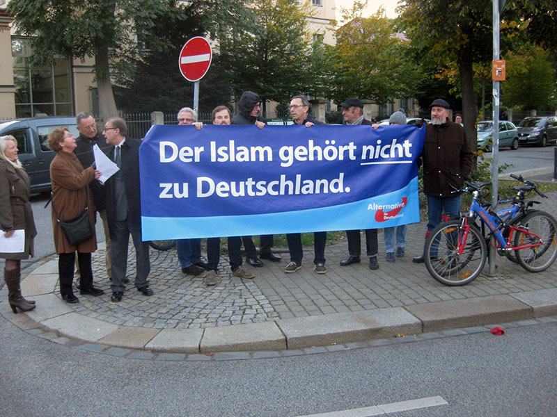Der Islam gehört nicht zu Deutschland - Demonstration der AfD ...